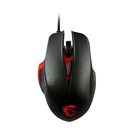 Buy MSI Interceptor DS300 Ergonomic Laser Gaming Mouse In Qatar